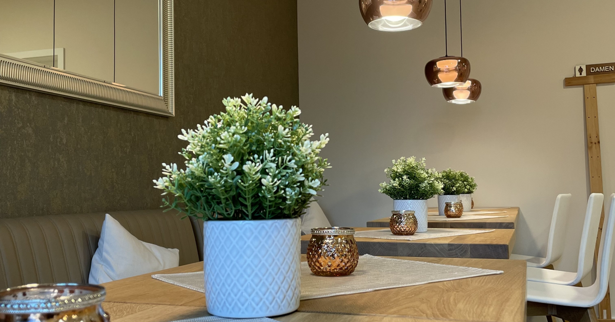 Cafe-Tischdeko | procuritas GmbH